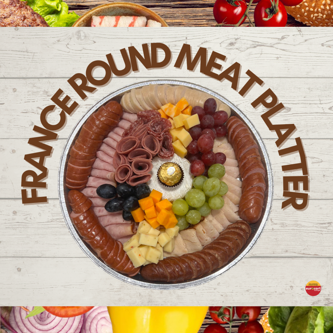 FRANCE ROUND Meat Platter – Eurocart Sausages & Deli