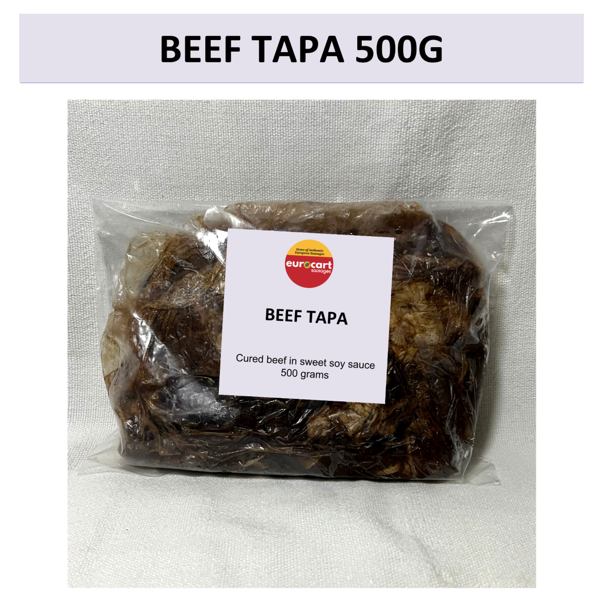 Beef Tapa 500g – Eurocart Sausages & Deli